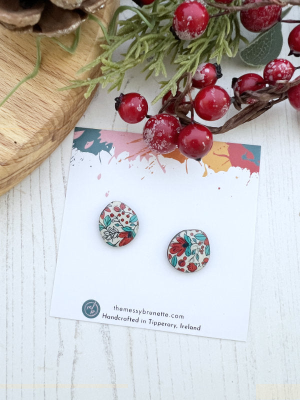 Christmas stud earrings store